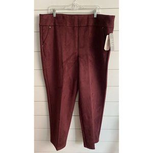 Allison Daley | Pants & Jumpsuits | Allison Daley Luxe Suede Straight ...